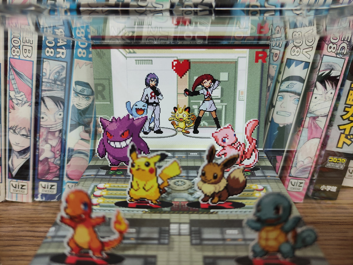 CUSTOMIZABLE Team Rocket Anniversary / Valentine's Day Box – Pixel Package