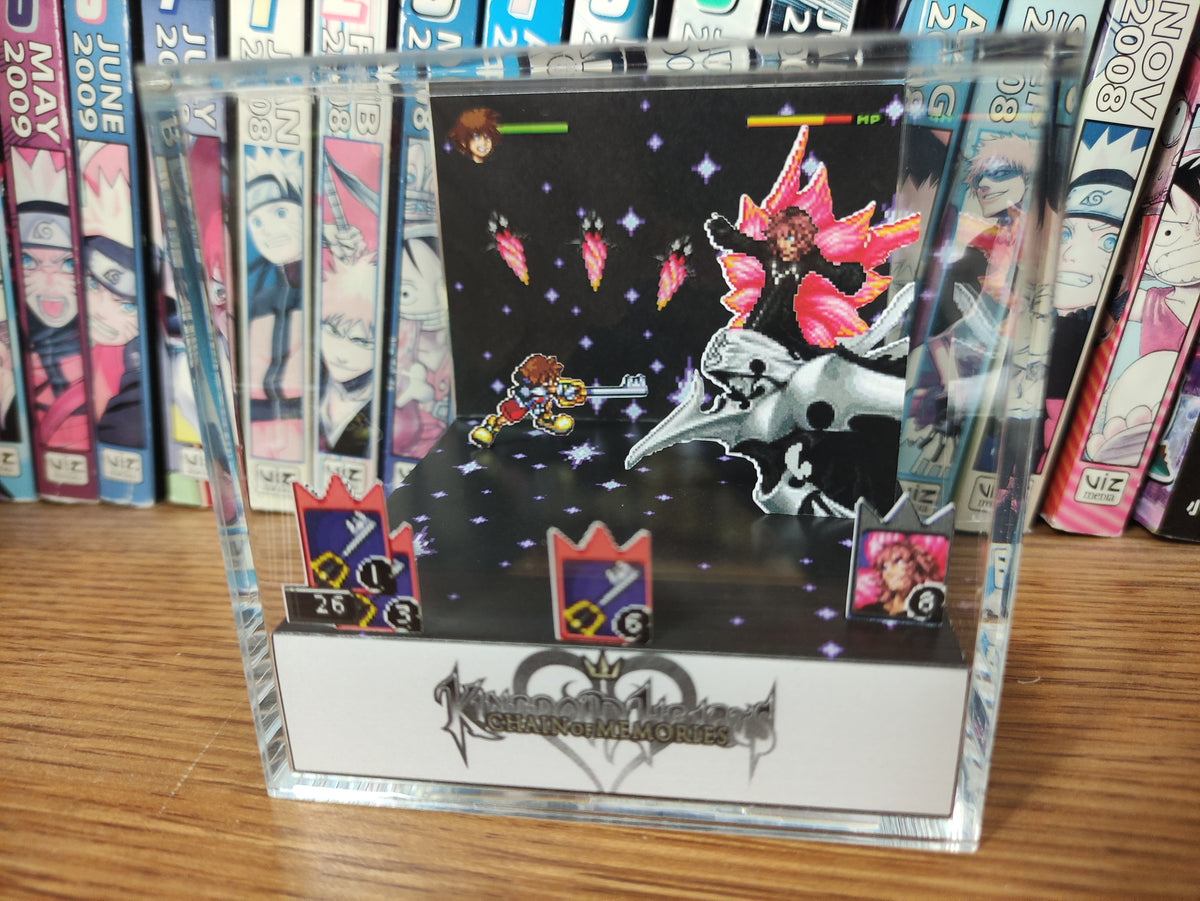 Kingdom Hearts CoM Sora Vs Marluxia Specter – Pixel Package
